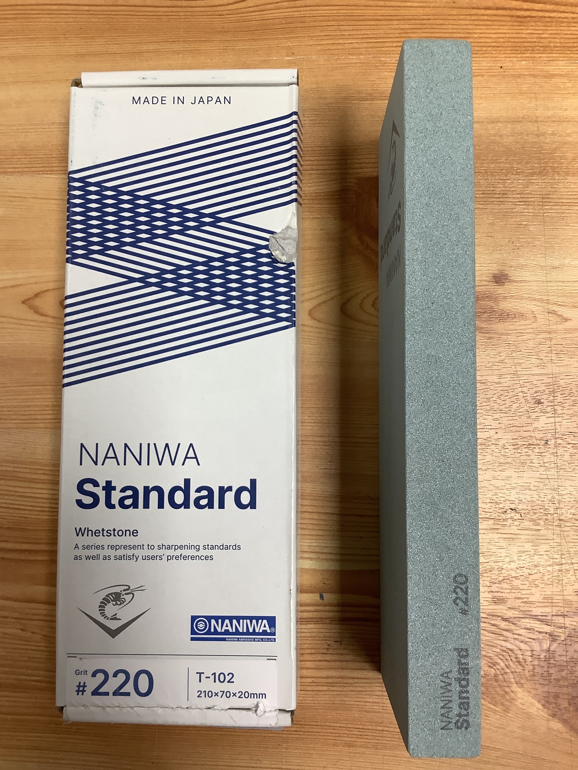 Naniwa Standard Traditonal Sharpening Stone | #220 Grit – Koi Knives
