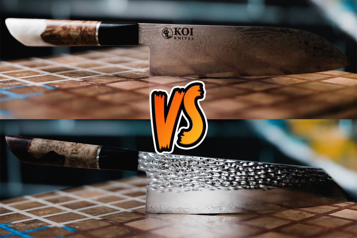 Santoku vs. Bunka Knife: What's the Difference? – Koi Knives
