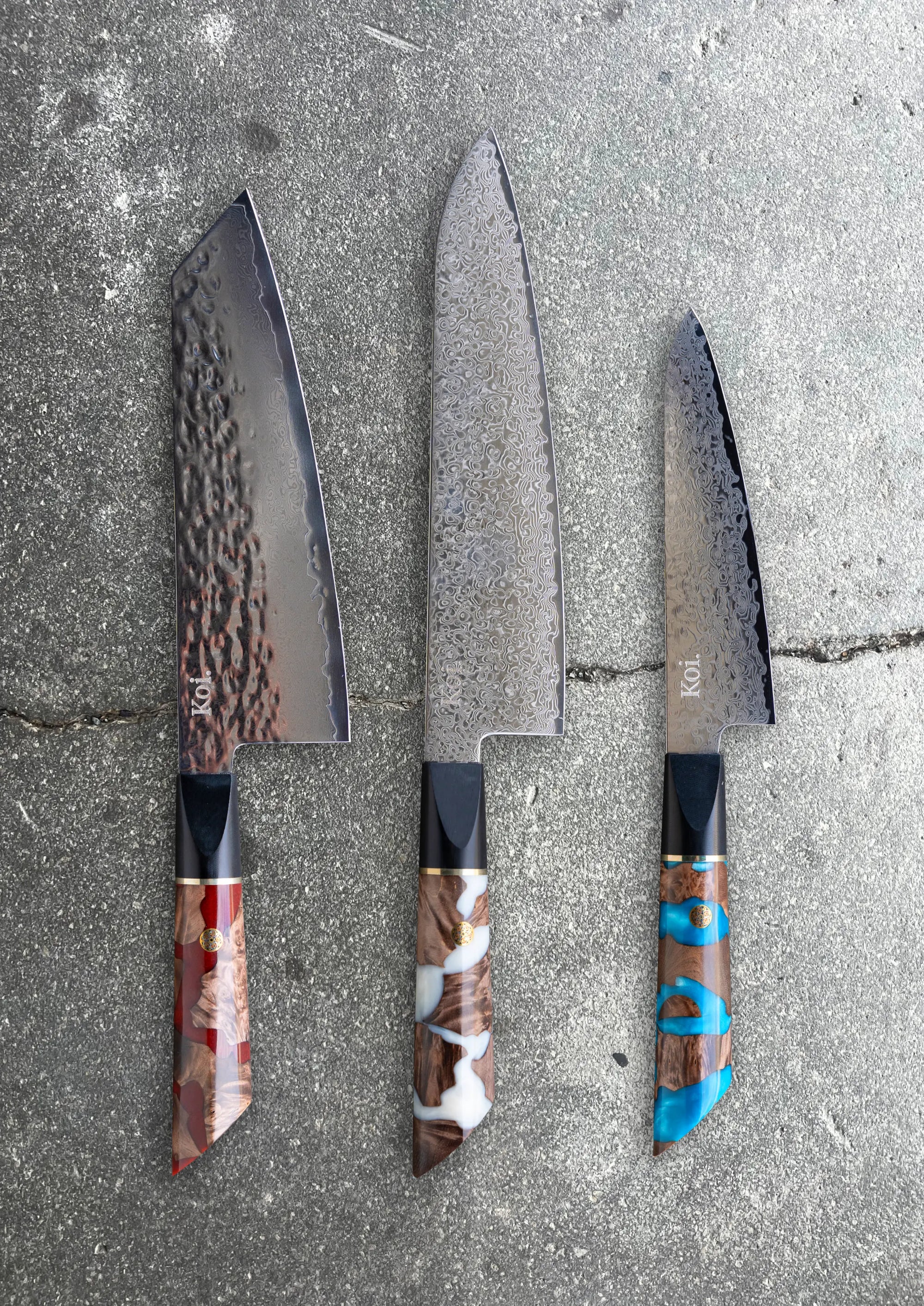 Koi Knives | Japanese Blades with Australian Wood