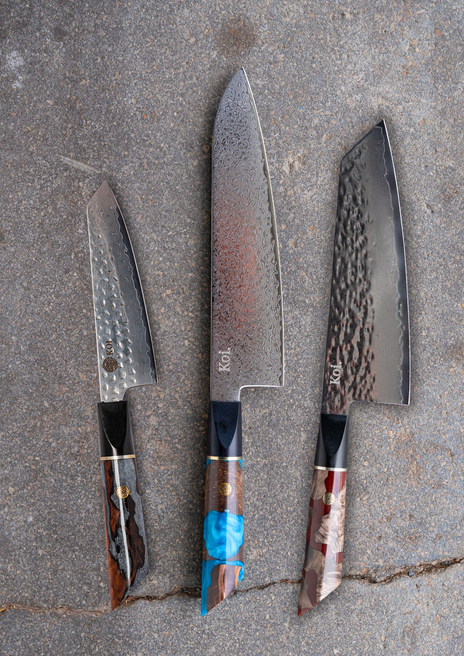 Koi Knives | Japanese Blades with Australian Wood