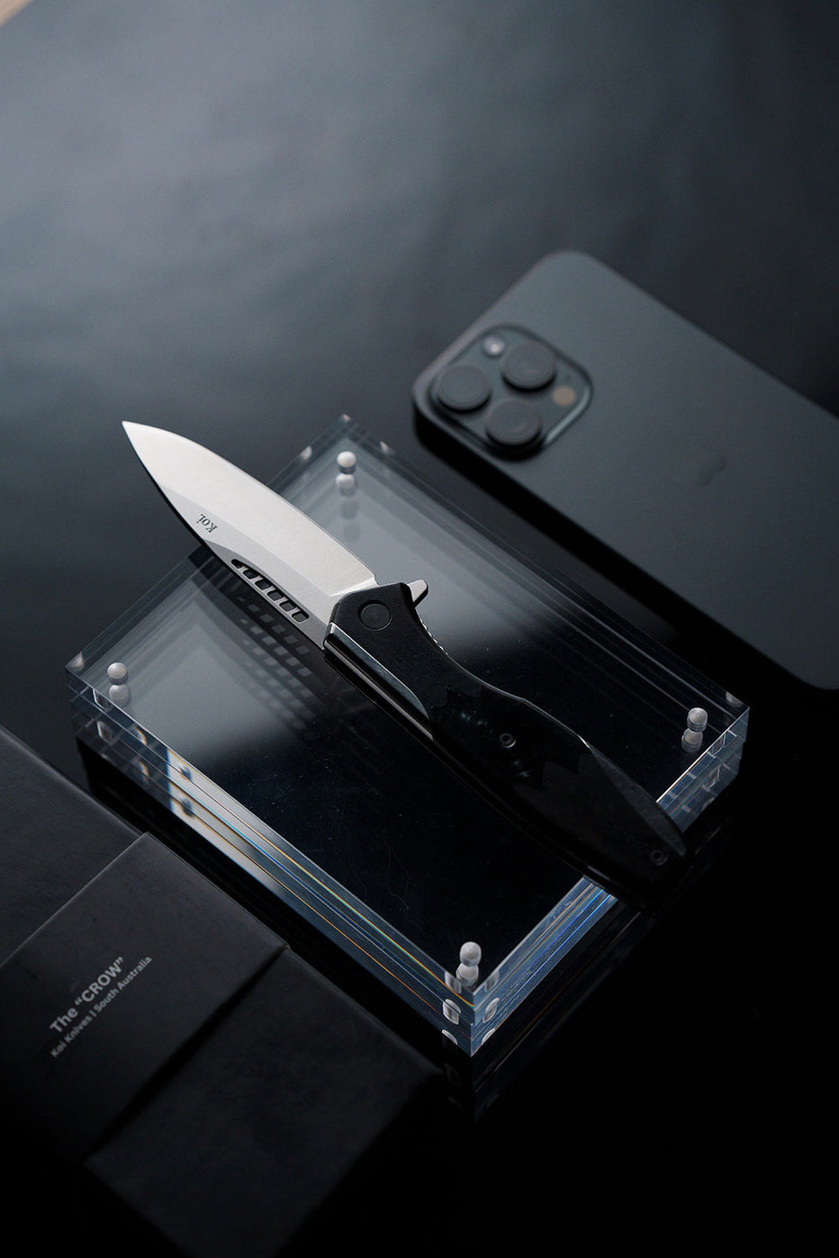 "Chris" | The Crow EDC Pocket Knife – Koi Knives