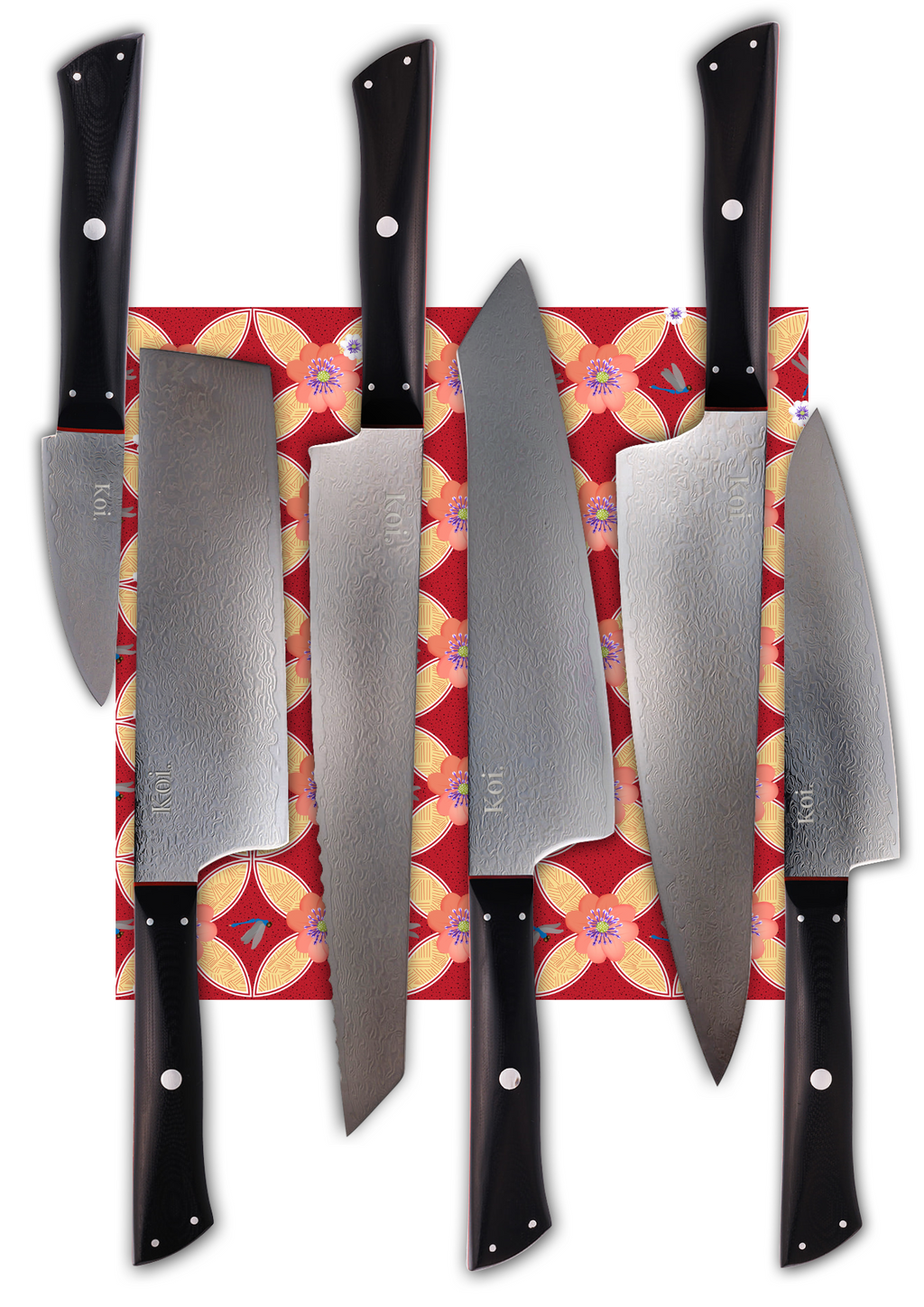 6 Knife Starter Set | "Allrounders" | Ninja Collection by Koi Knives