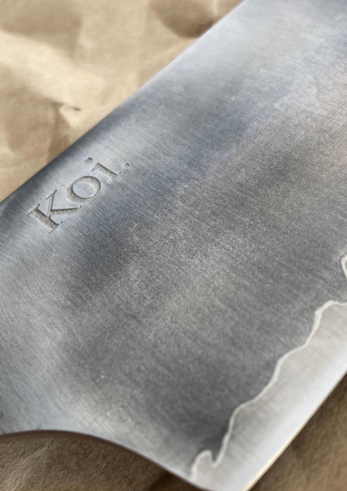 Patina Utility Knife "Dingo Knife" G10 Handle – Koi Knives