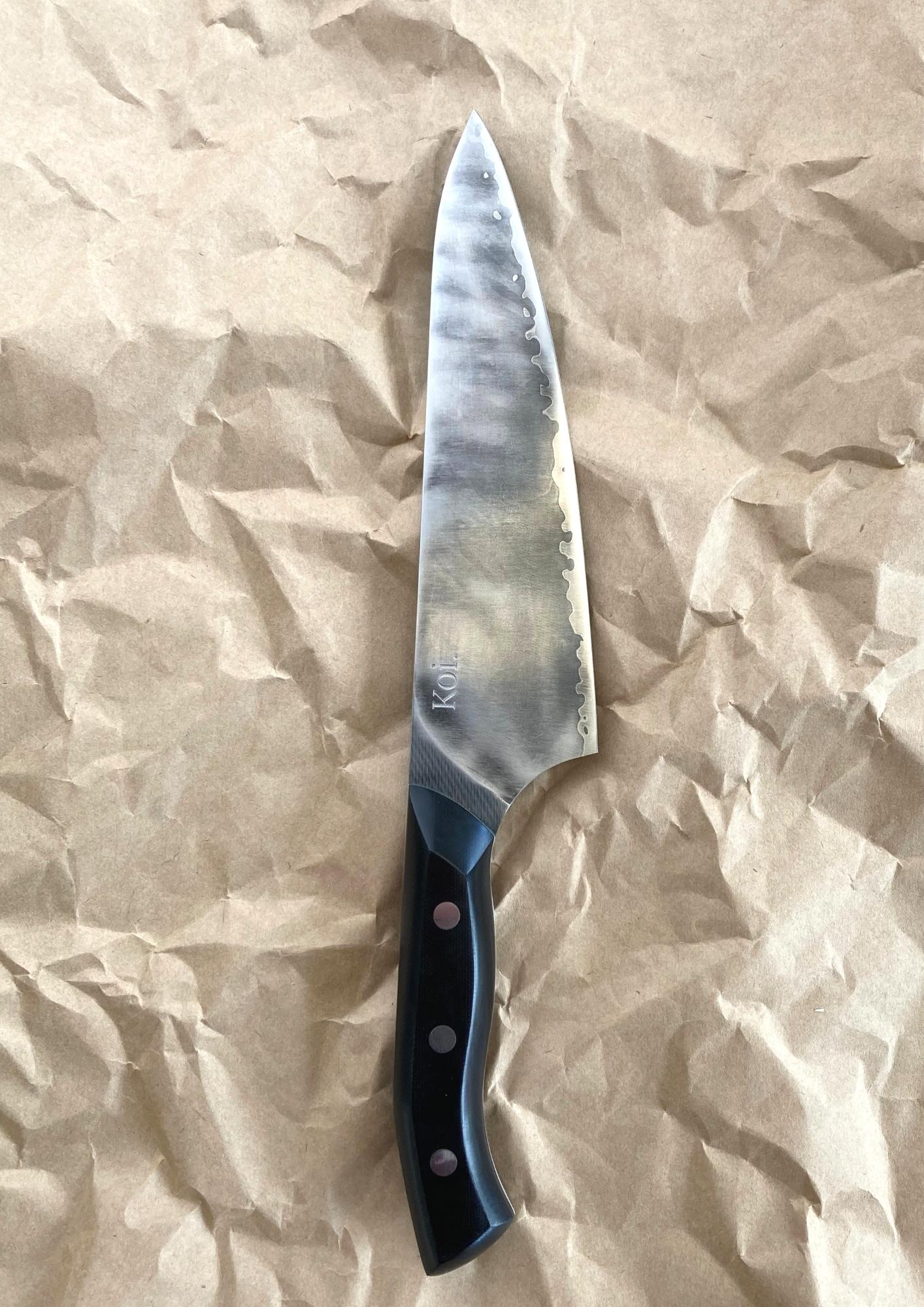 Patina Chef Knife "Wallaby Knife" G10 Handle – Koi Knives