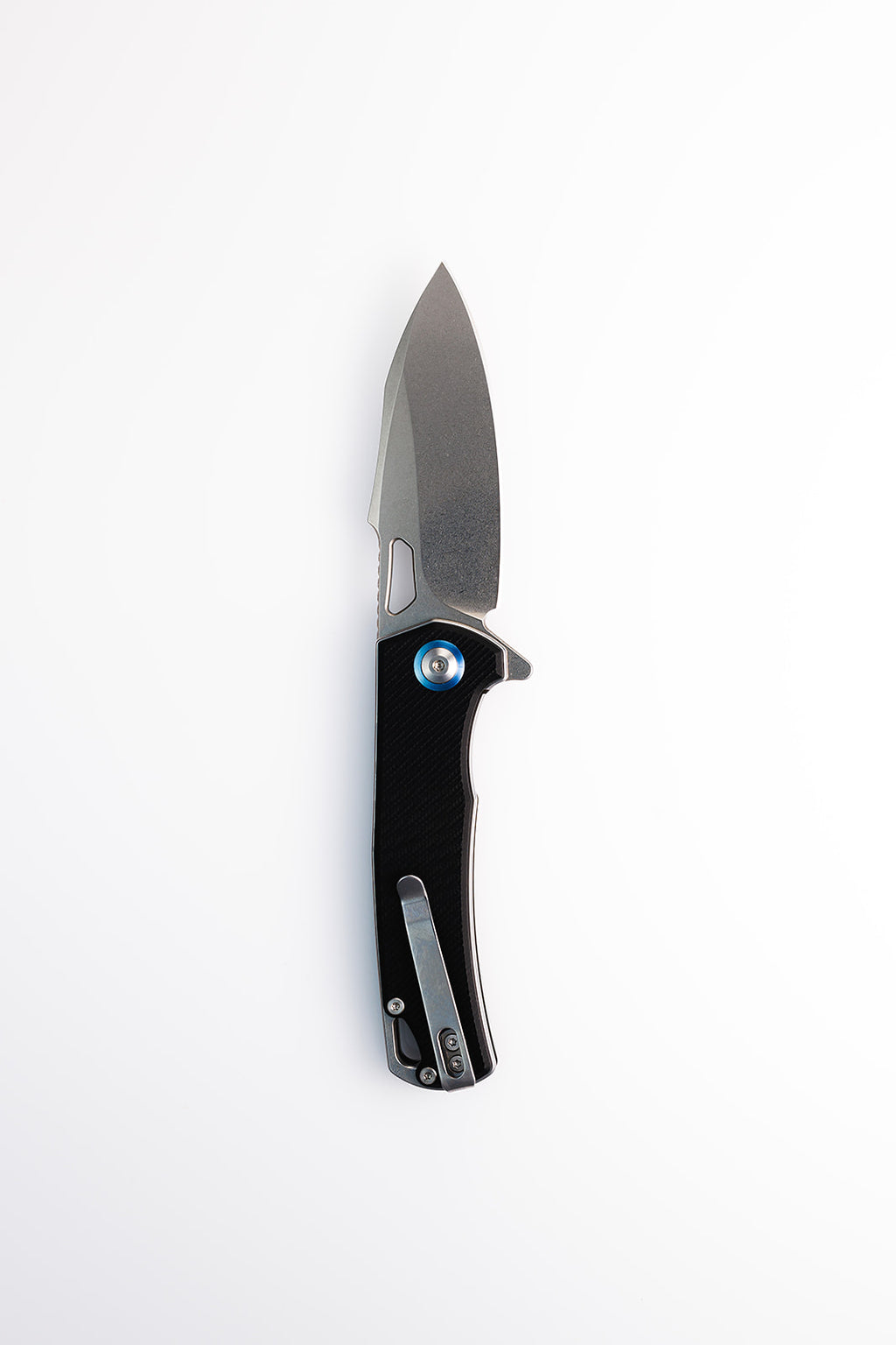 The "Noah" Pocket Knife - Black Handle | Steel Blade – Koi Knives
